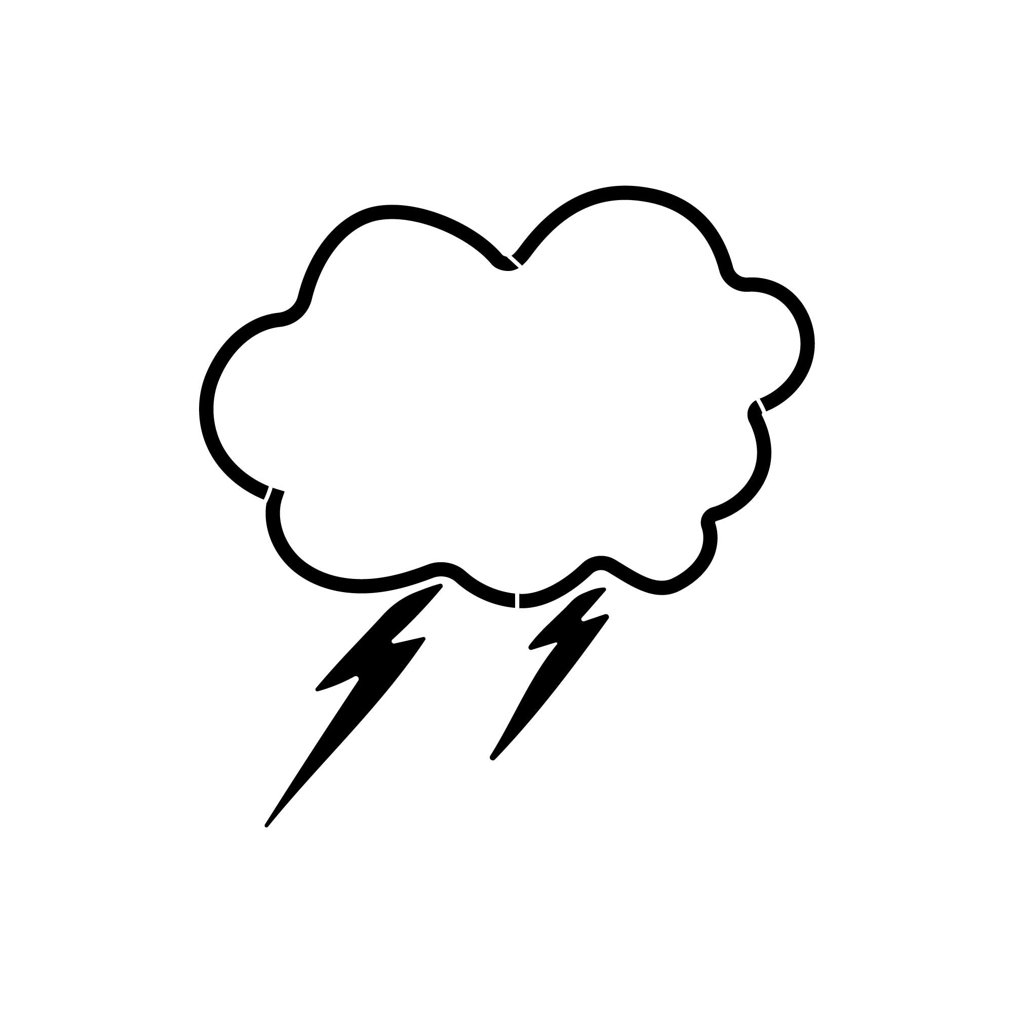 Cloud Stencil for Wall | Lia's Stencils