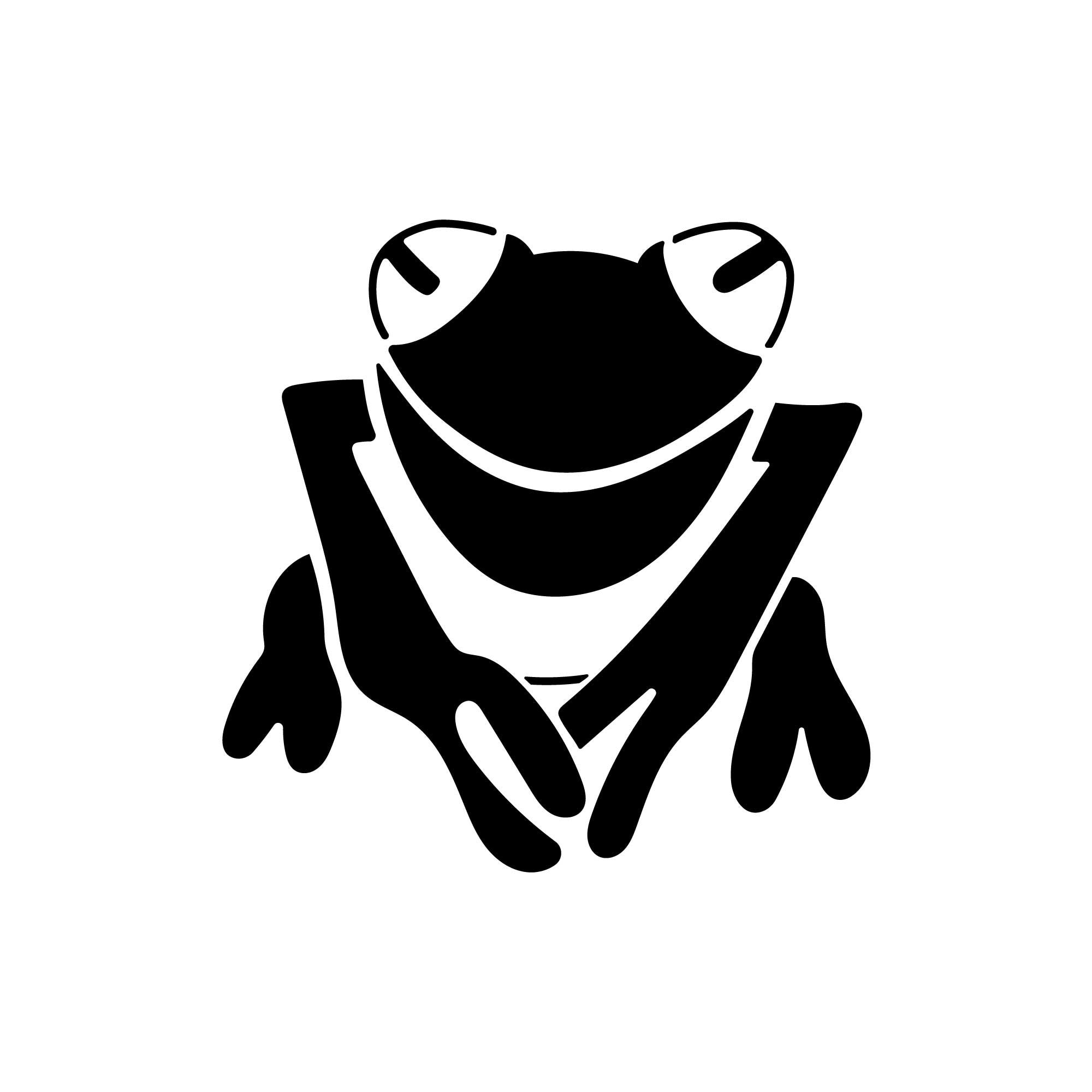 Frog Stencil for Painting | Lia's Stencils